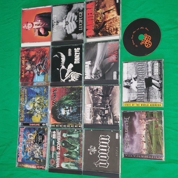 Media | 9s Heavy Metal Rock Cd Collection Iron Maiden White Zombie ...